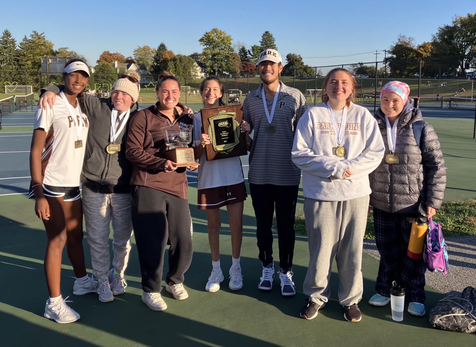 Girls’ Tennis Wins the 2022 IAAM Conference Championship! | The Park ...