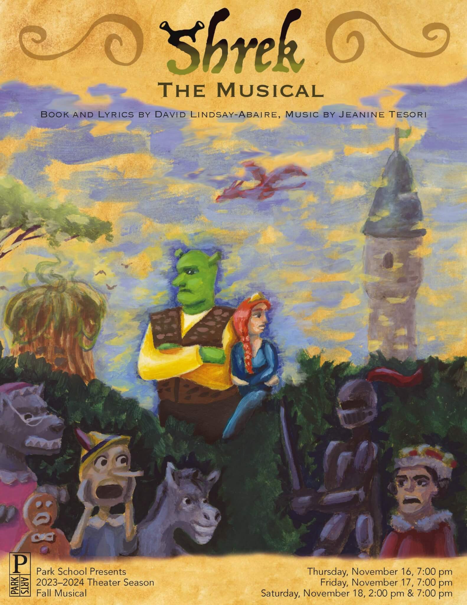 Fall Production: Shrek The Musical | The Park School of Baltimore