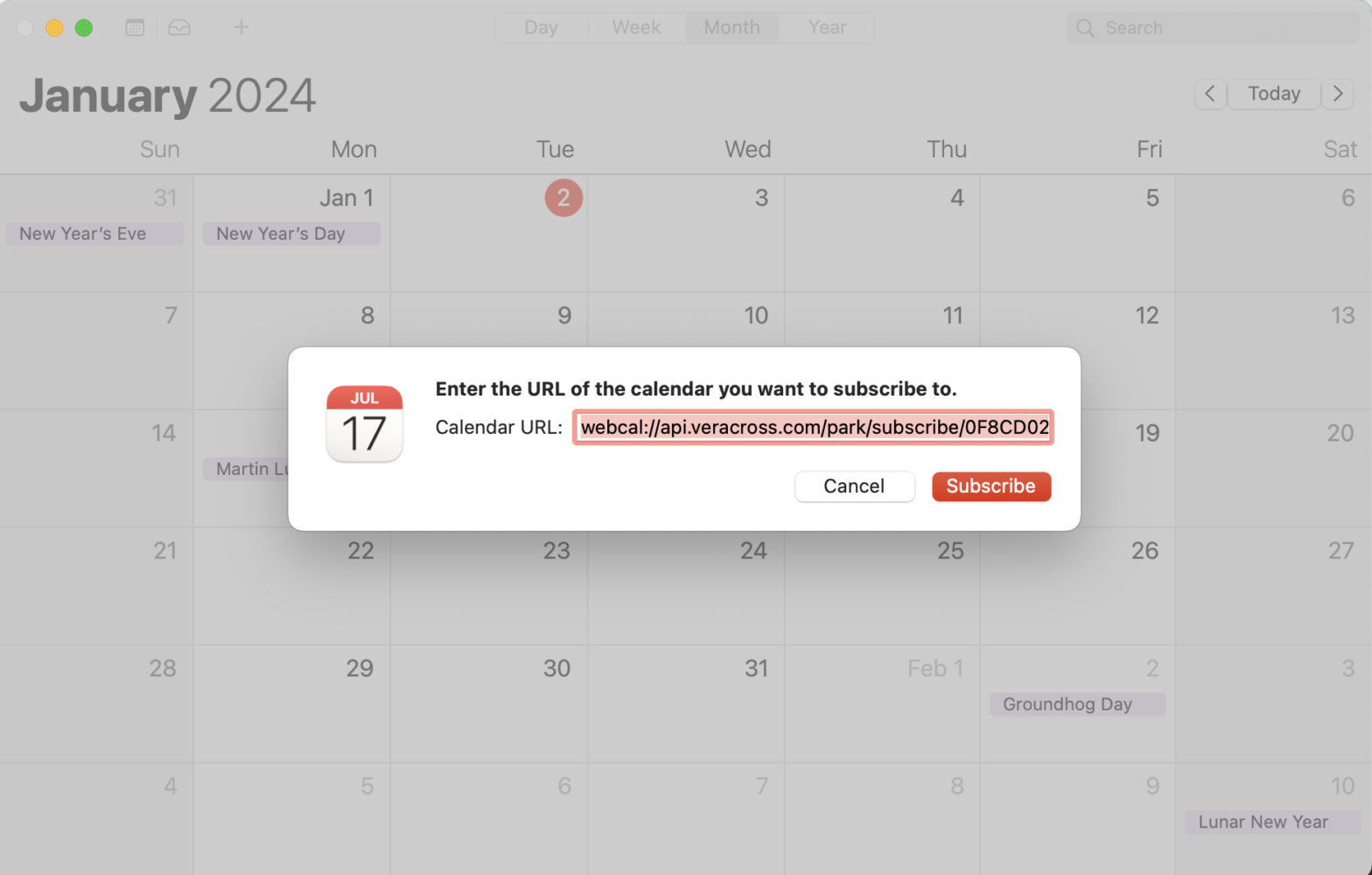 Using Veracross Calendars | The Park School of Baltimore